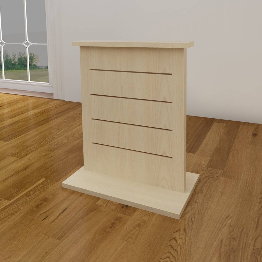 Kệ gỗ trưng bày sản phẩm đơn giản KG003