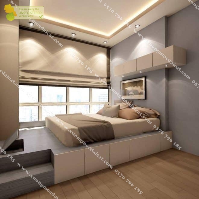Giường ngủ kiểu dáng hiện đại G088